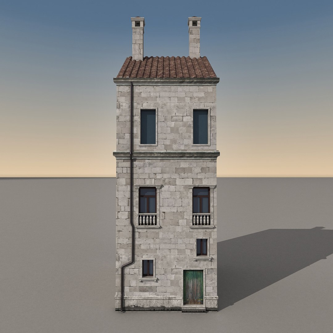 3d Model Building Italian