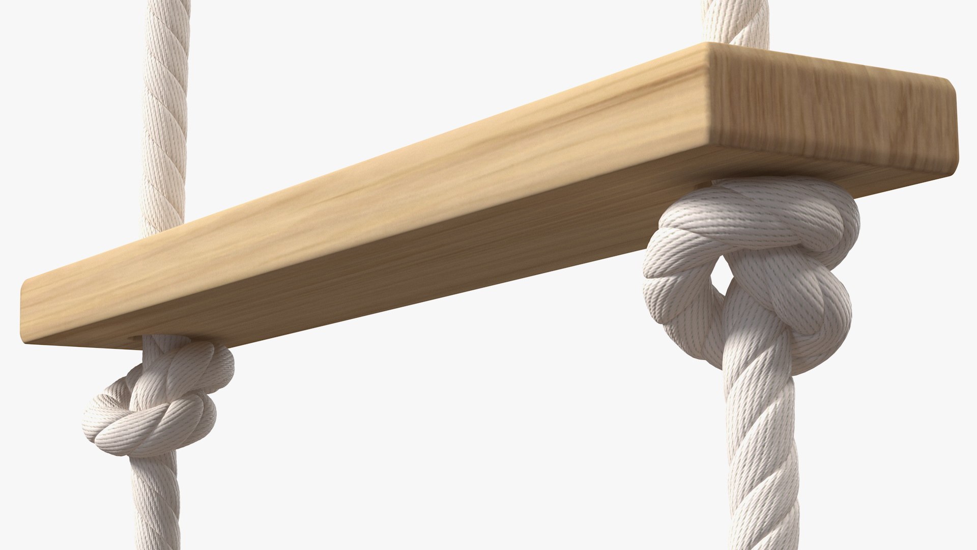 Rope Ladder Wooden Rungs 3D Model - TurboSquid 1671739