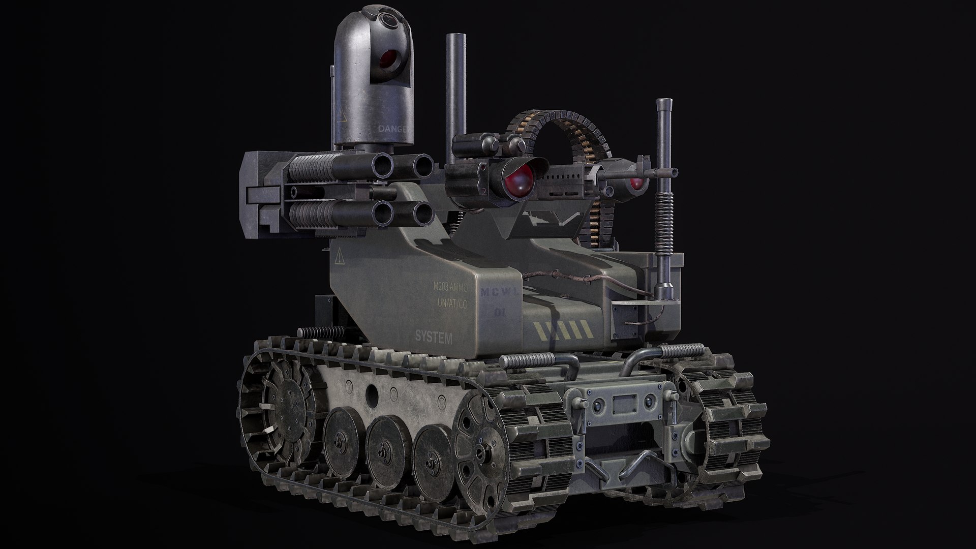 3D Military Combat Robot MAARS - TurboSquid 1789298