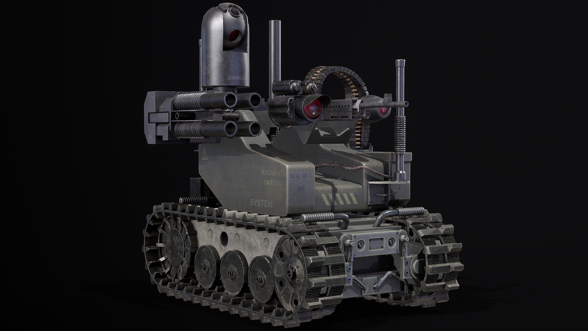 3D Military Combat Robot MAARS - TurboSquid 1789298