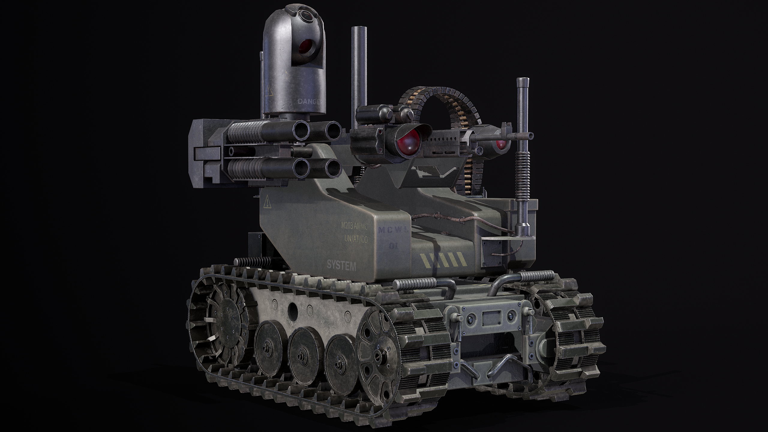 3D Military Combat Robot MAARS - TurboSquid 1789298