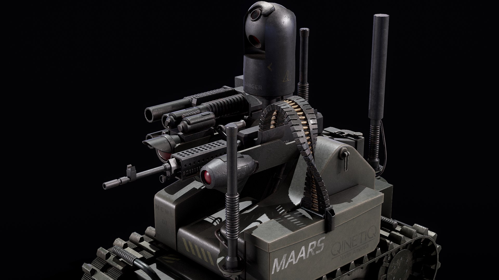 3D Military Combat Robot MAARS - TurboSquid 1789298