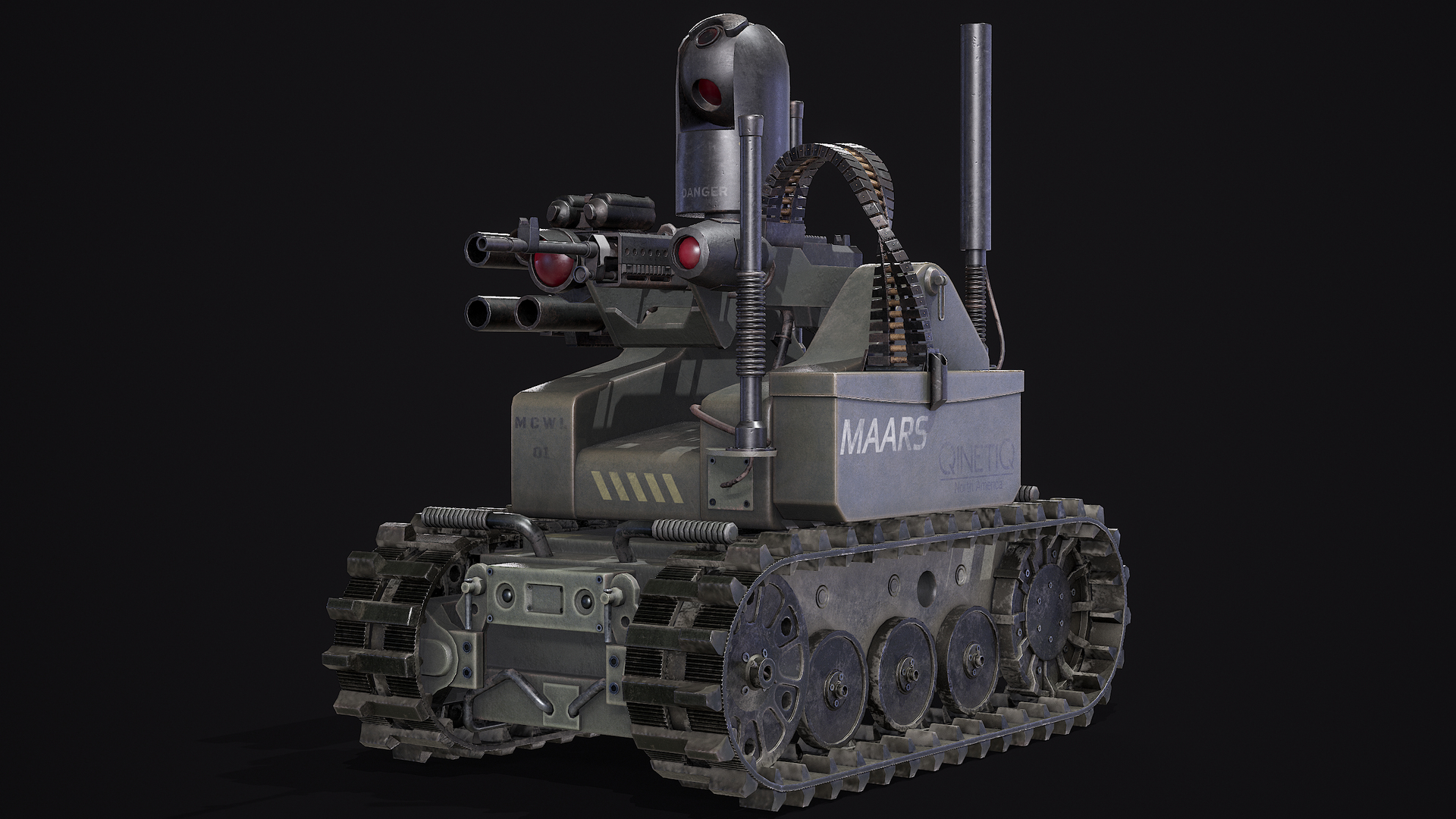 3D Military Combat Robot MAARS - TurboSquid 1789298