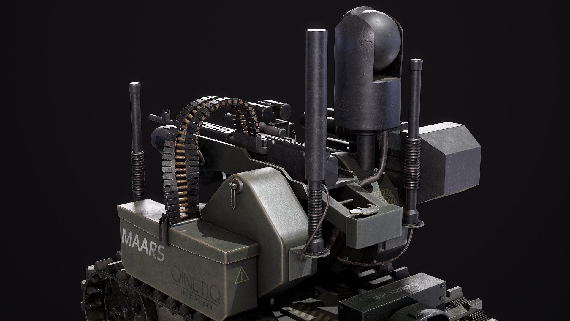 3D Military Combat Robot MAARS - TurboSquid 1789298