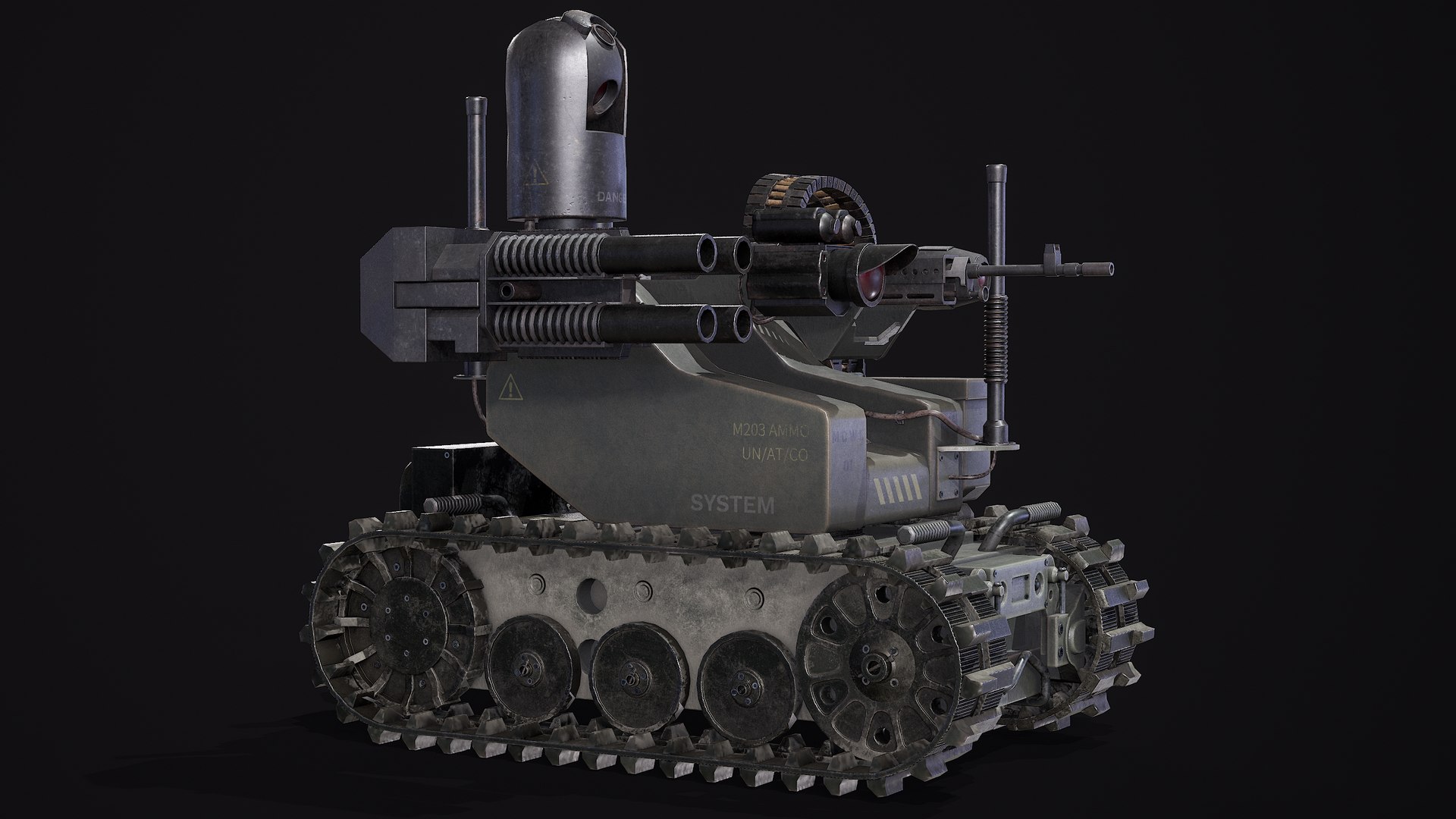 3D Military Combat Robot MAARS - TurboSquid 1789298