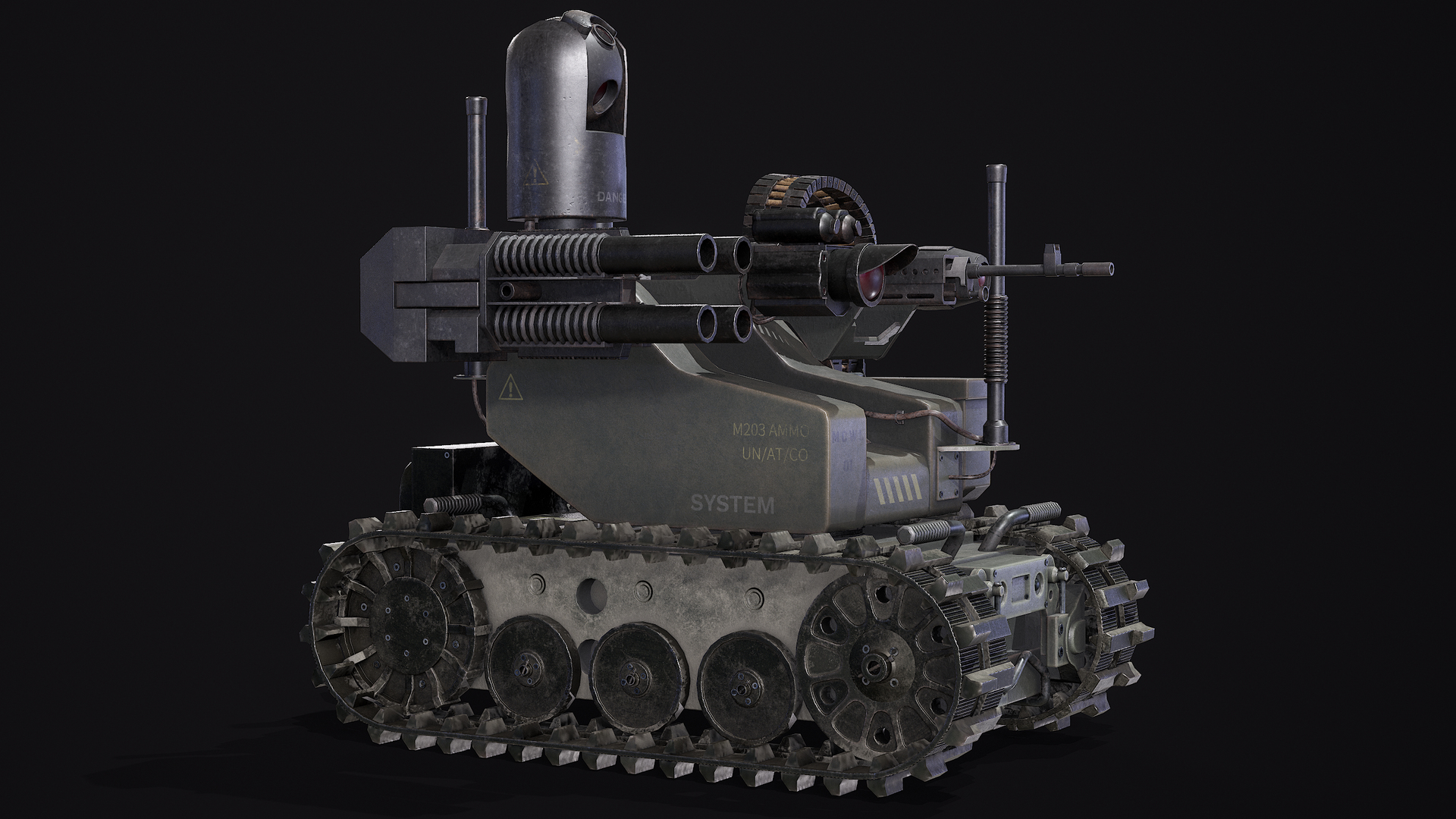 3D Military Combat Robot MAARS - TurboSquid 1789298