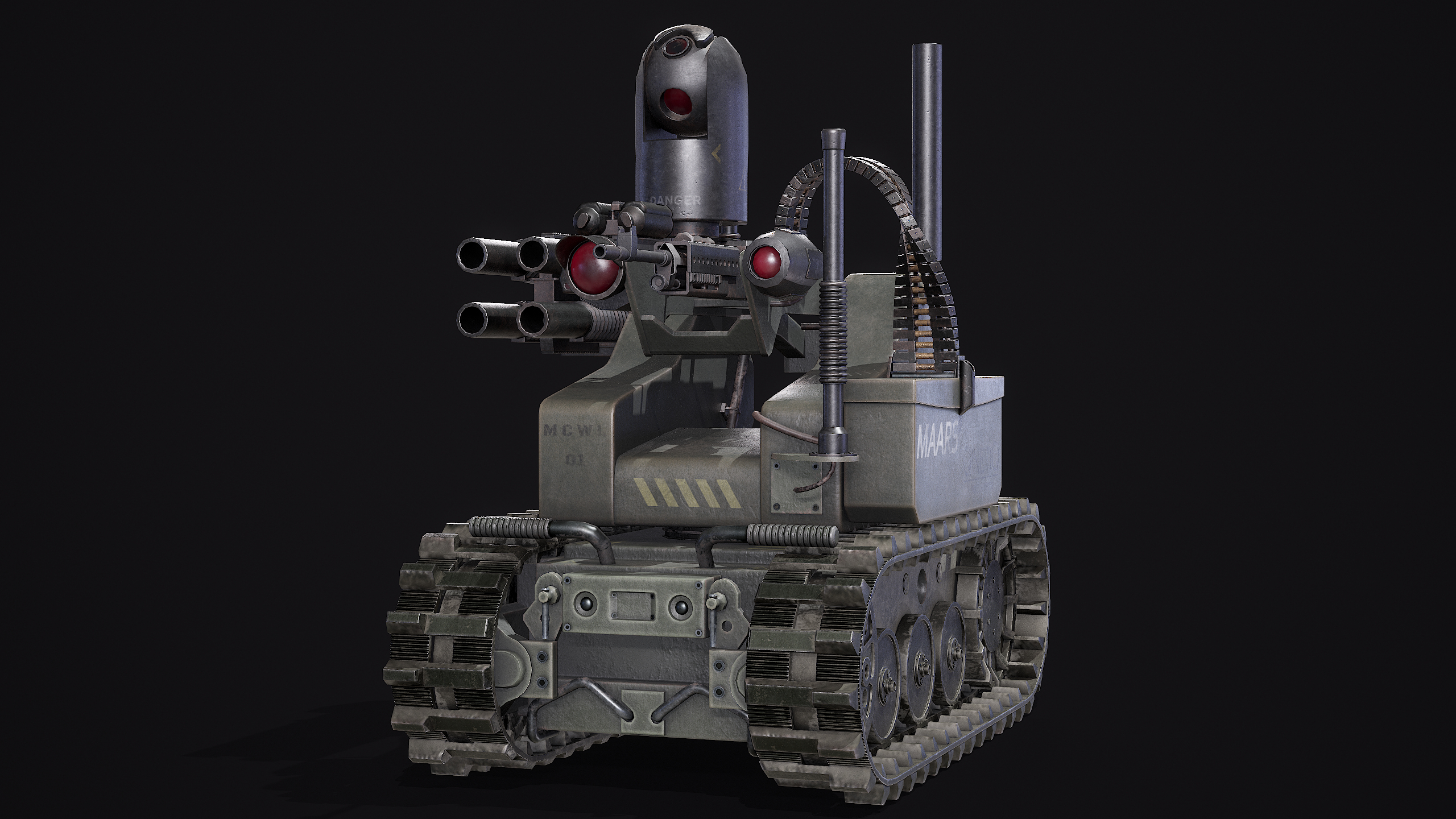 3D Military Combat Robot MAARS - TurboSquid 1789298