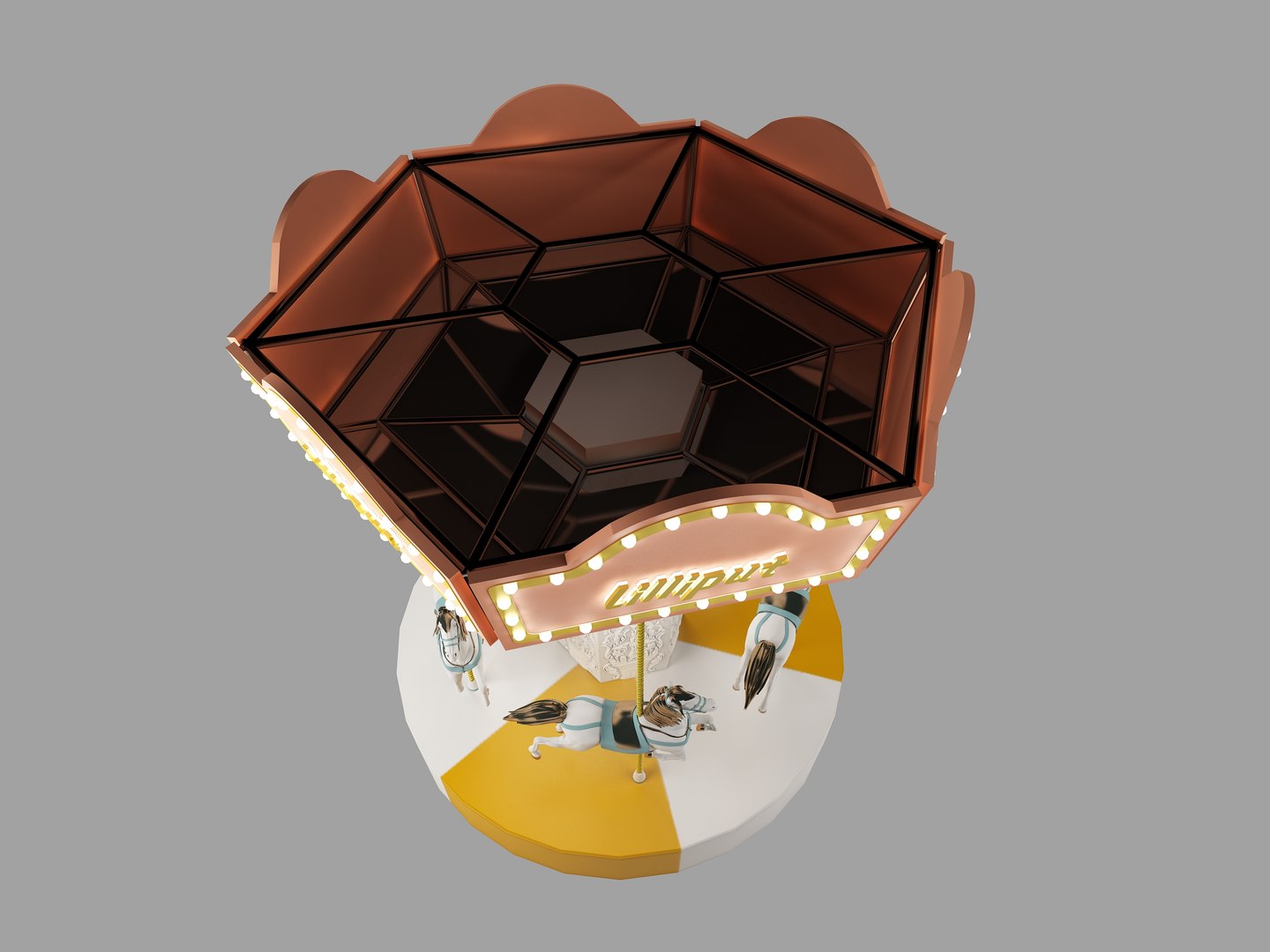 3D Carousel Model - TurboSquid 1836436