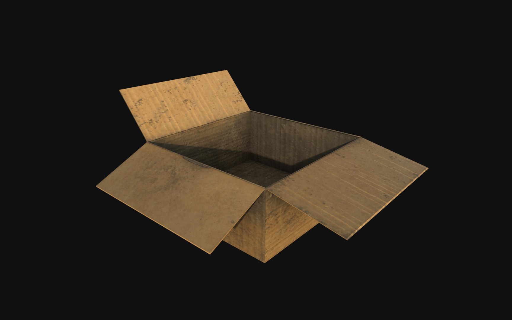 Cardboard boxes model - TurboSquid 1670828