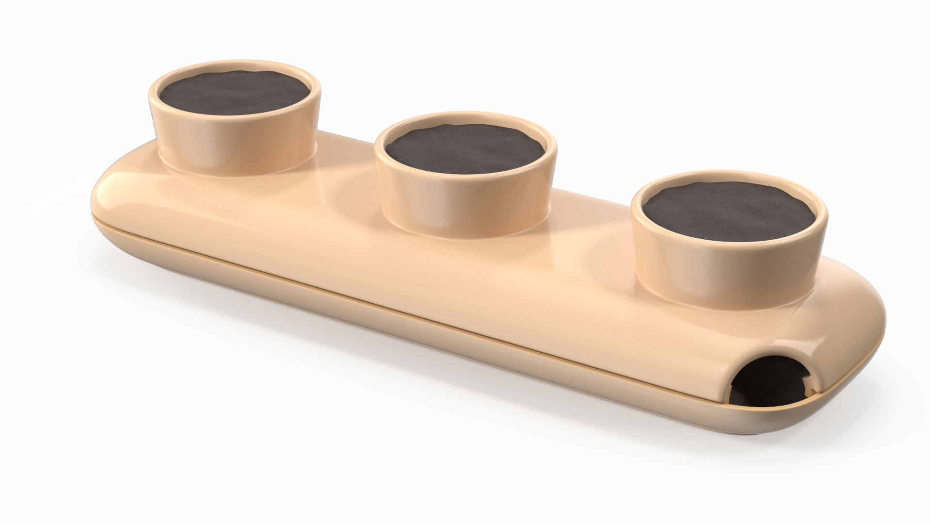 3D Ceramic Trio Pot Sagaform Beige - TurboSquid 2217605