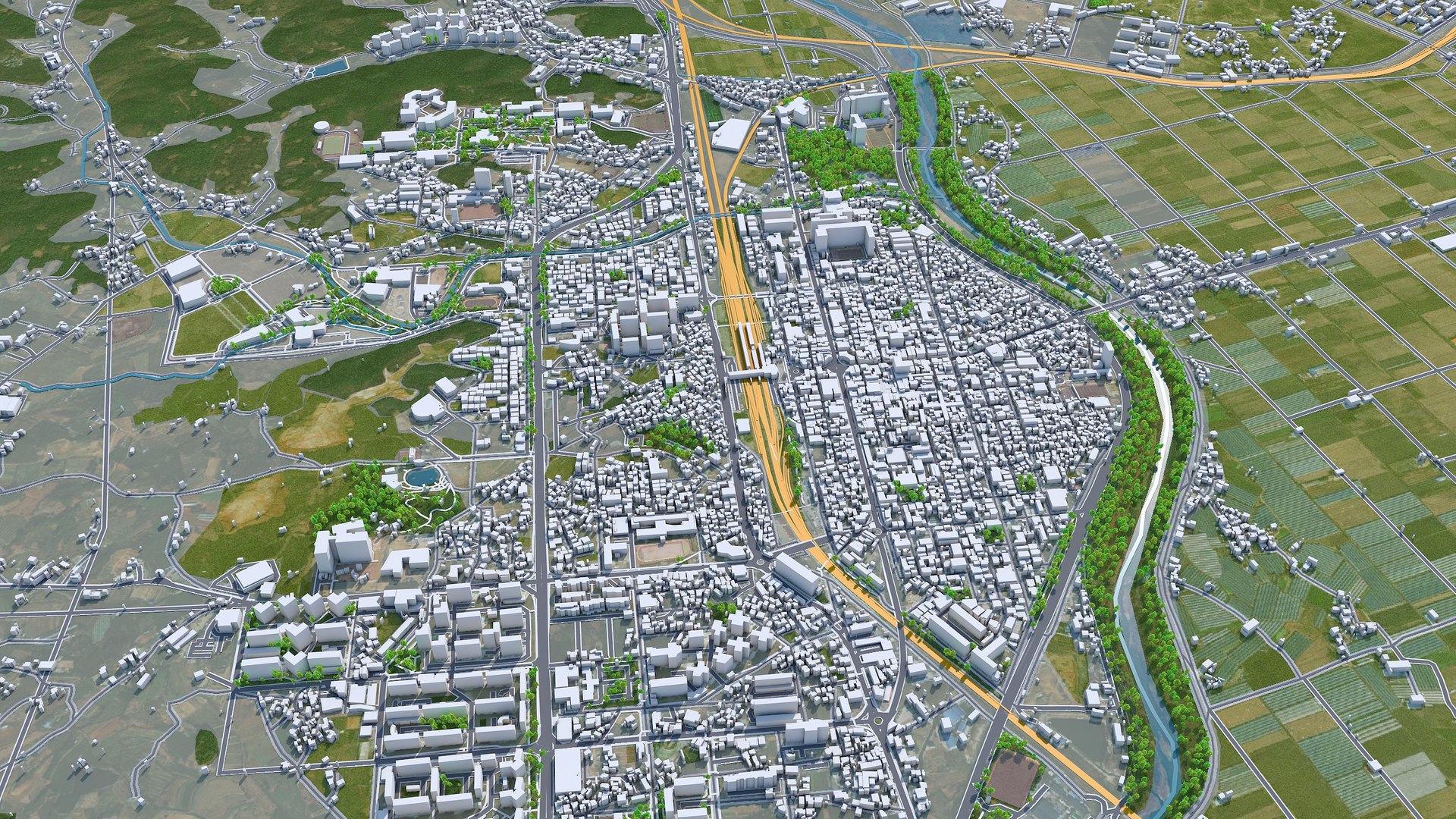 3D Jochiwon Yeongi Gun South Korea - TurboSquid 2042087