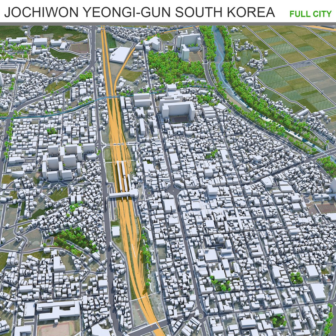 3D Jochiwon Yeongi Gun South Korea - TurboSquid 2042087