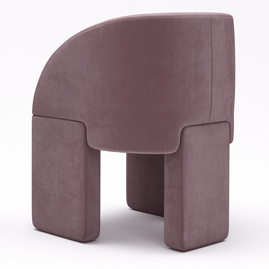 Chair Baxter Lazybones 3D - TurboSquid 1418333