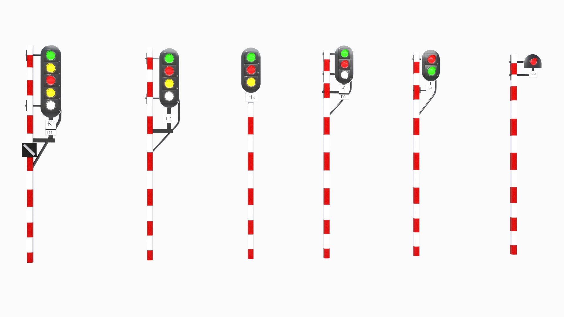 3D Rail Signaling - TurboSquid 1944187