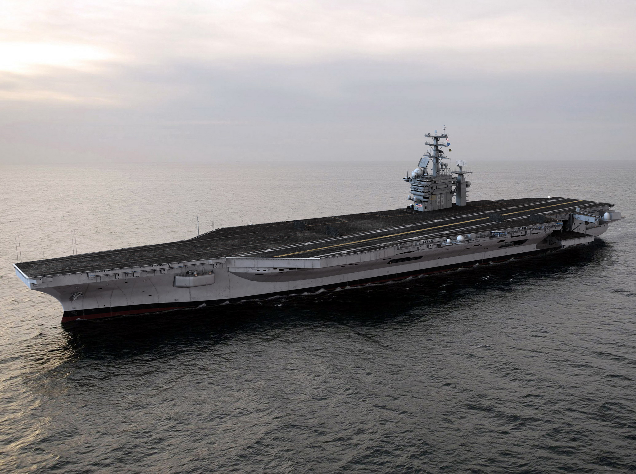 3d nimitz carrier modelled