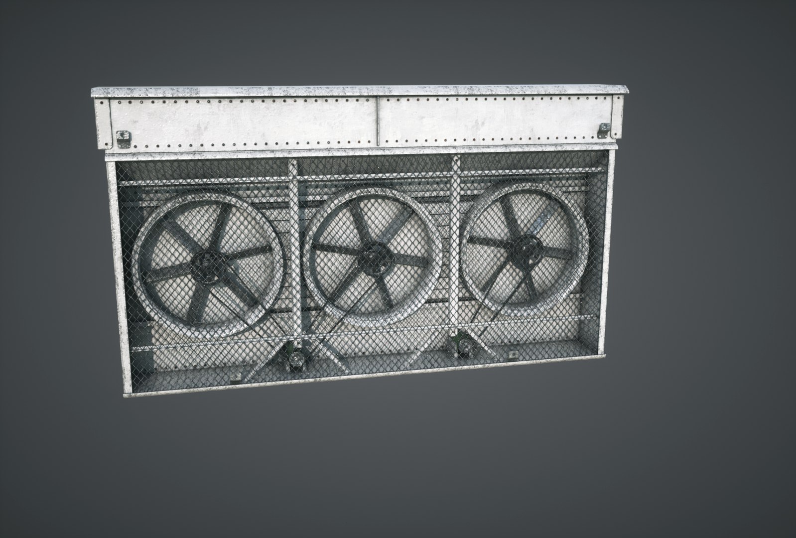 3D Model Vents Triple Fan - TurboSquid 1431364