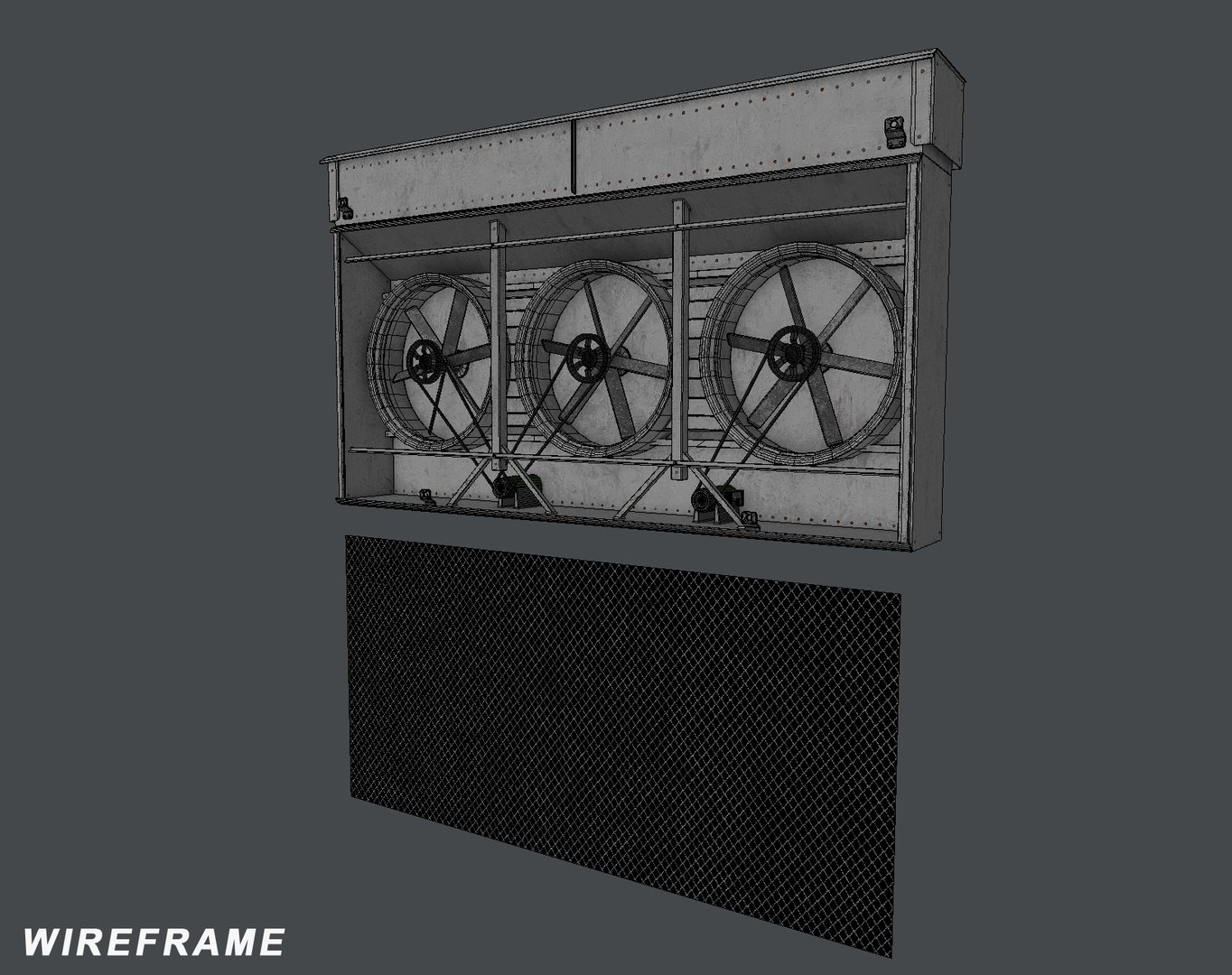 3D Model Vents Triple Fan - TurboSquid 1431364