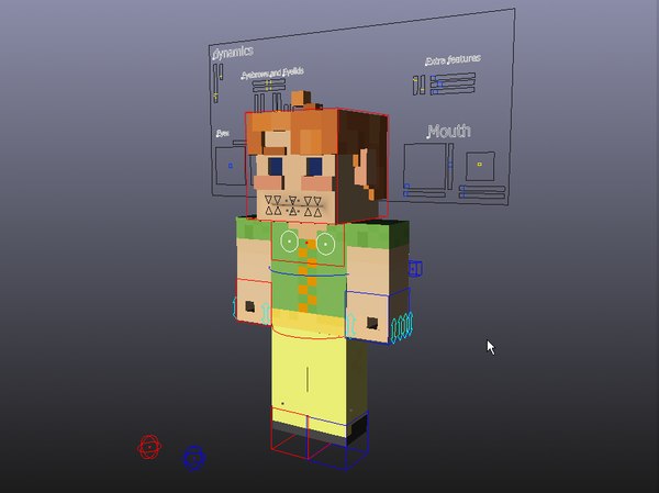 3ds max rig animations kid