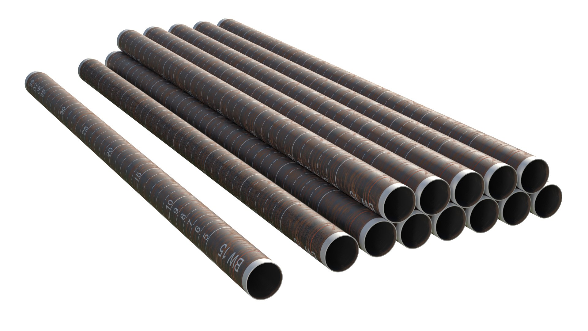 3D Marine Foundation Pile - TurboSquid 2342362