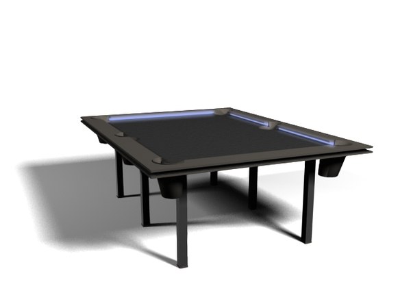modern-style pool table 3d lwo
