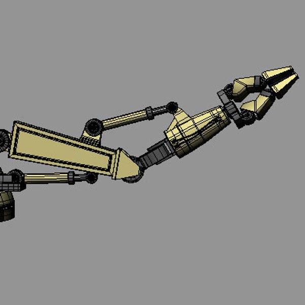 3d model of mechanical arm