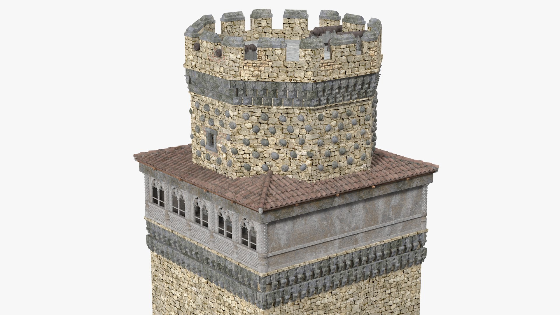 Medieval Castle Towers Collection 3D - TurboSquid 2165154