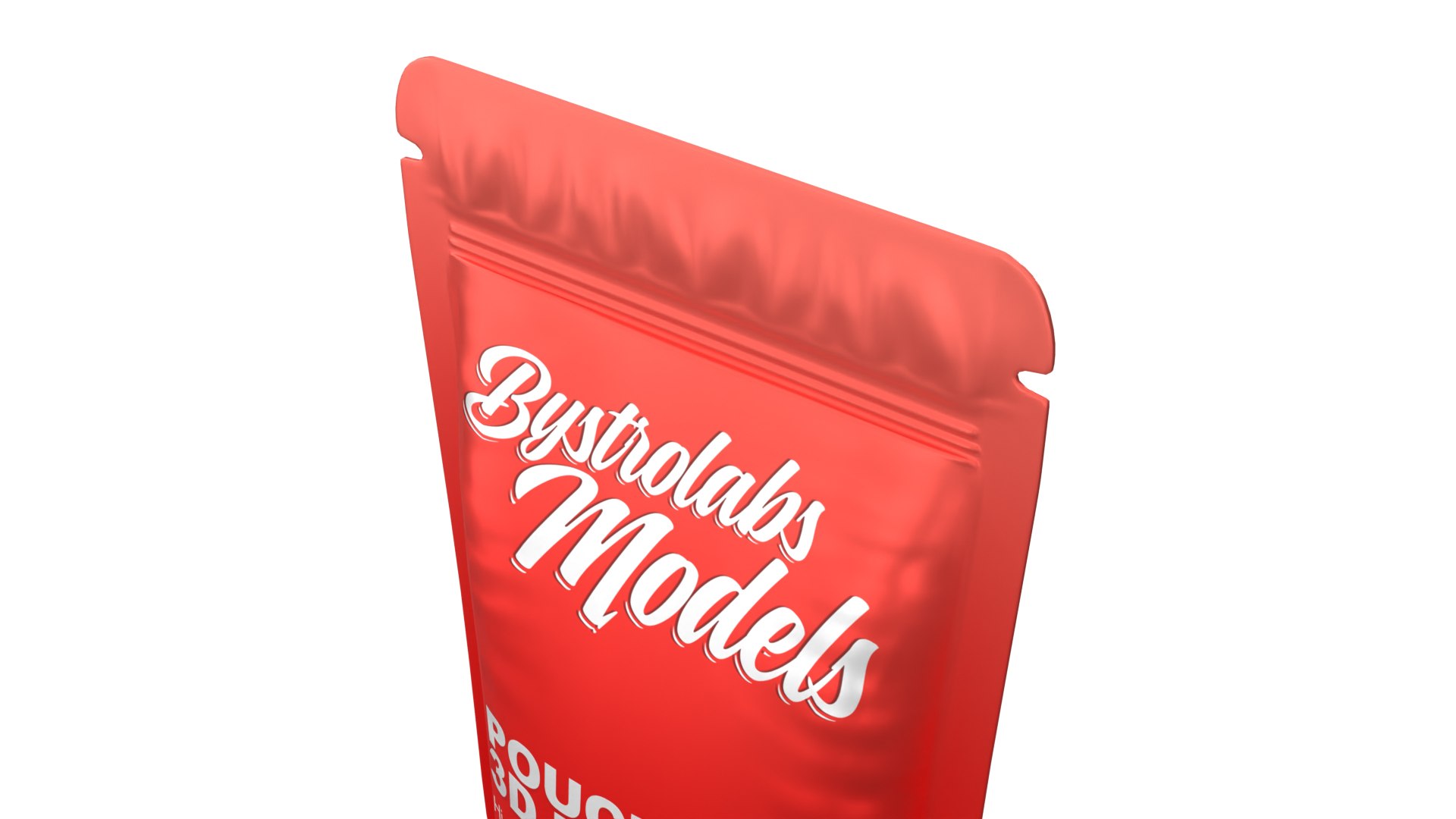 Red Food Pouch 3D Model - TurboSquid 2221381