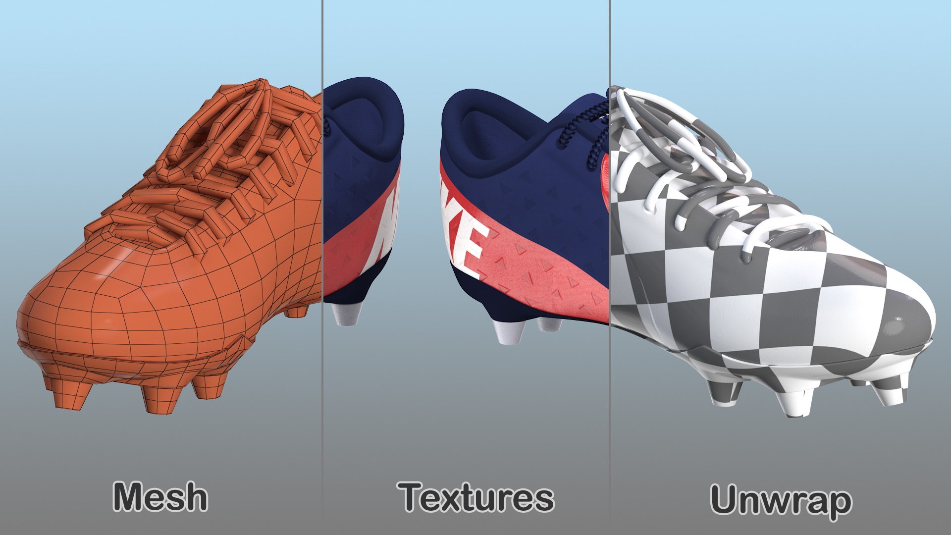 3D Nike Boots - TurboSquid 1493316