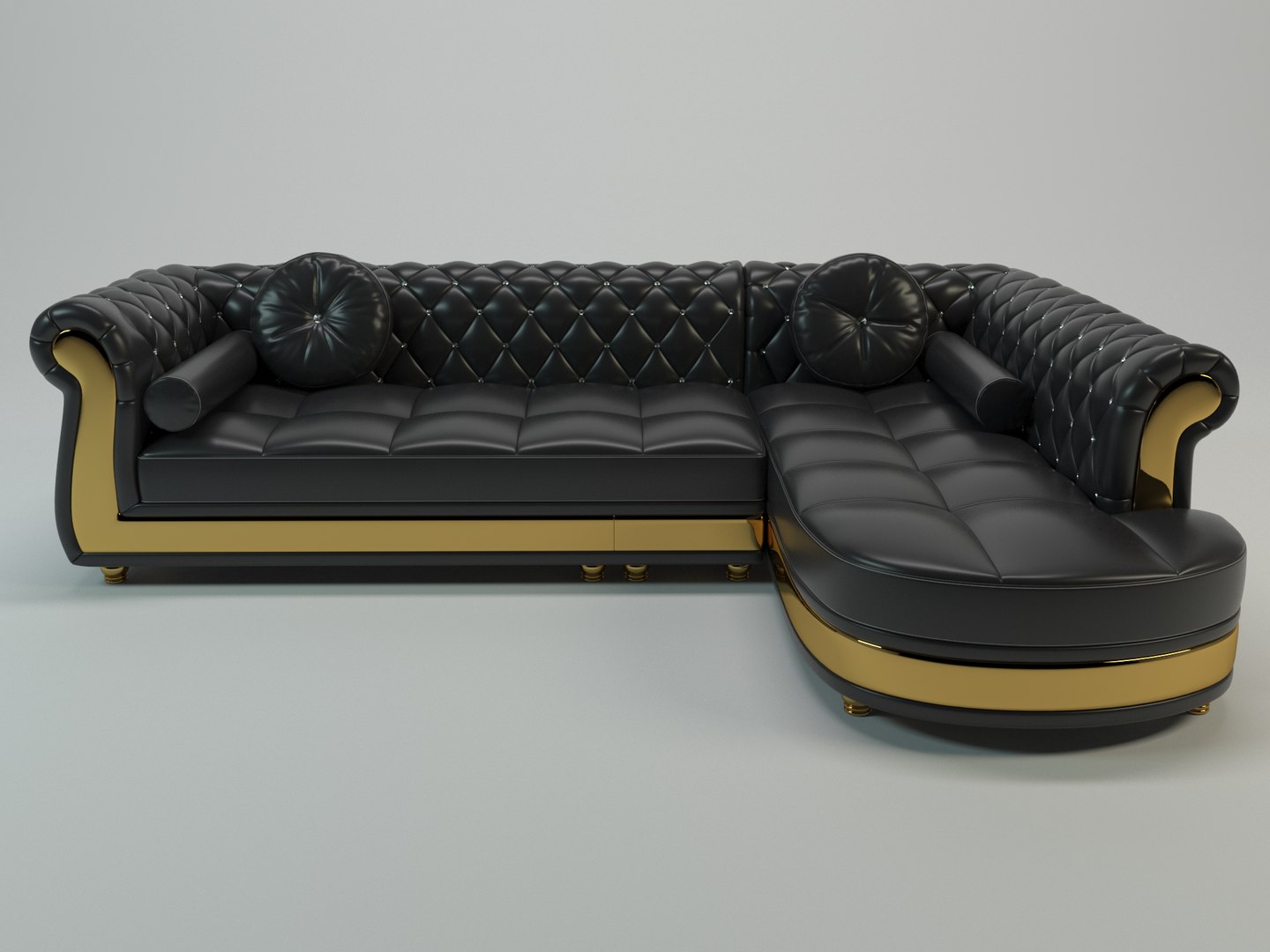 3D Model Luxury L-Shape Sofa - TurboSquid 2191413