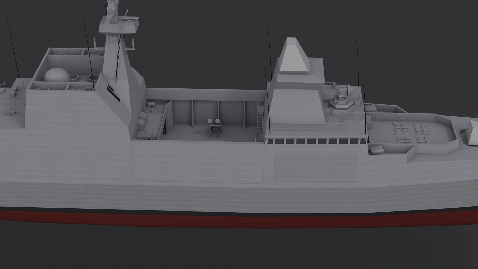 3D Model Formidable Class Frigate - TurboSquid 1617123