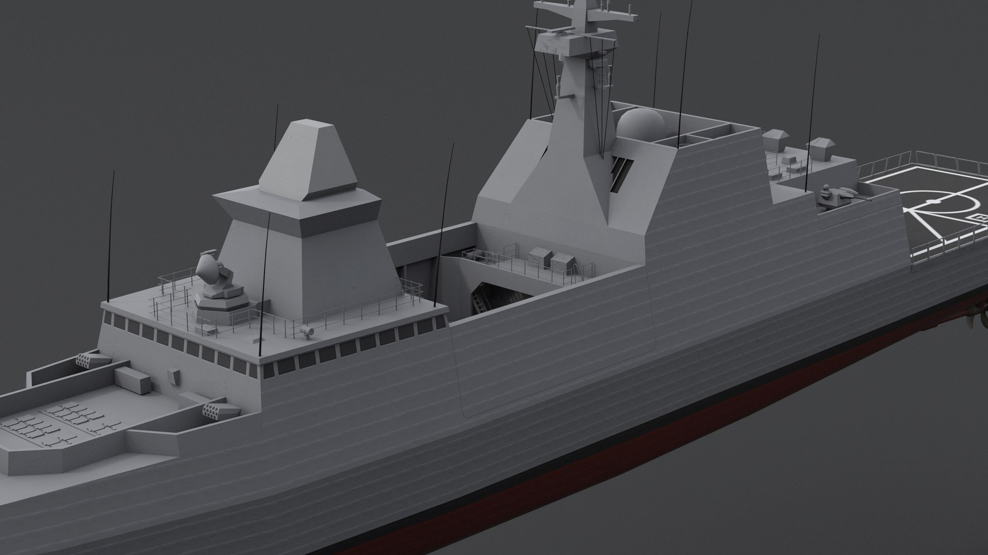 3D Model Formidable Class Frigate - TurboSquid 1617123