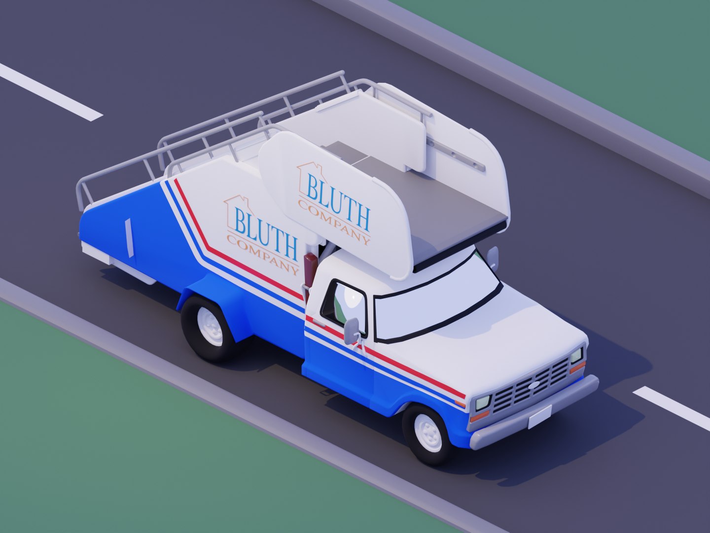 Staircar Arrested Development- Low Poly 3D Model - TurboSquid 2054503