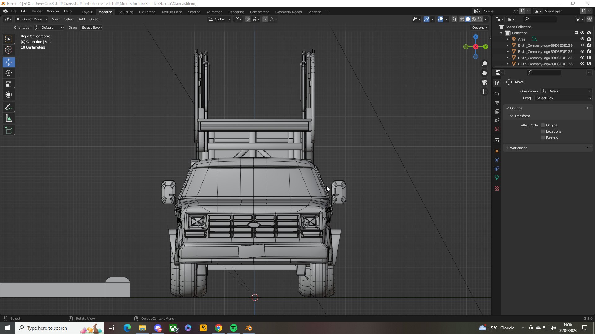 Staircar Arrested Development- Low Poly 3D Model - TurboSquid 2054503
