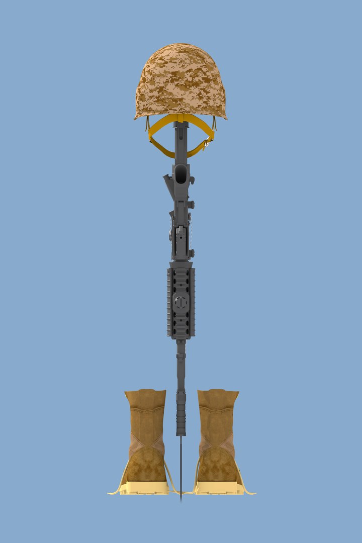 Battlefield Cross 3D - TurboSquid 2215667