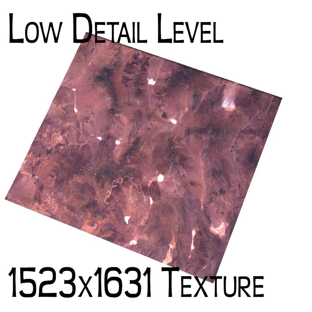 3d Area 51 Terrain Model