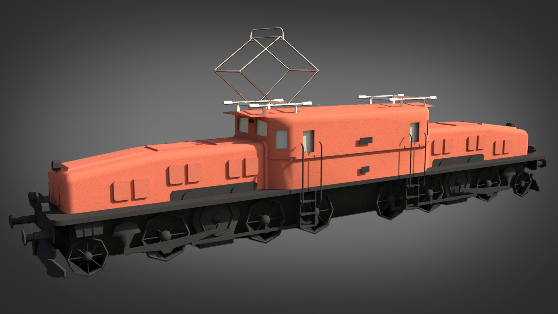 3D Model Class Ce 68 II Crocodile Electric Locomotive - TurboSquid 2138266