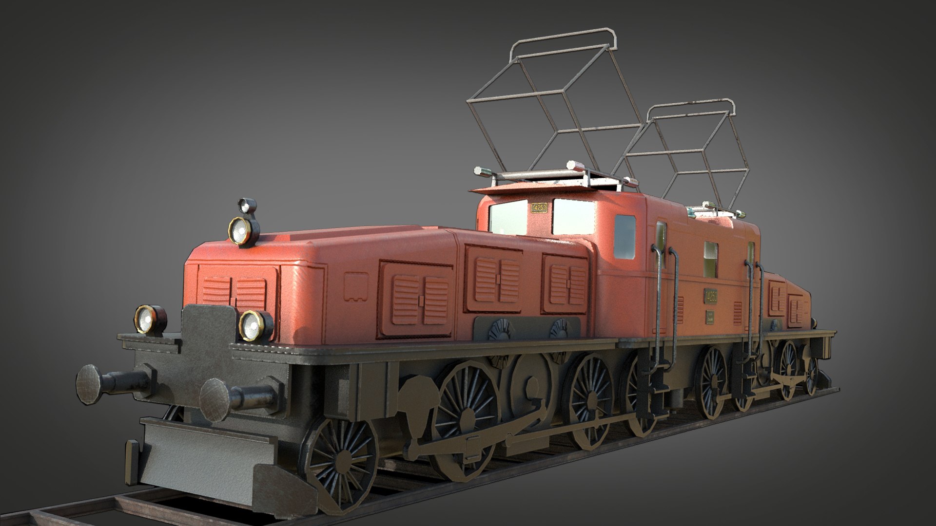 3D Model Class Ce 68 II Crocodile Electric Locomotive - TurboSquid 2138266