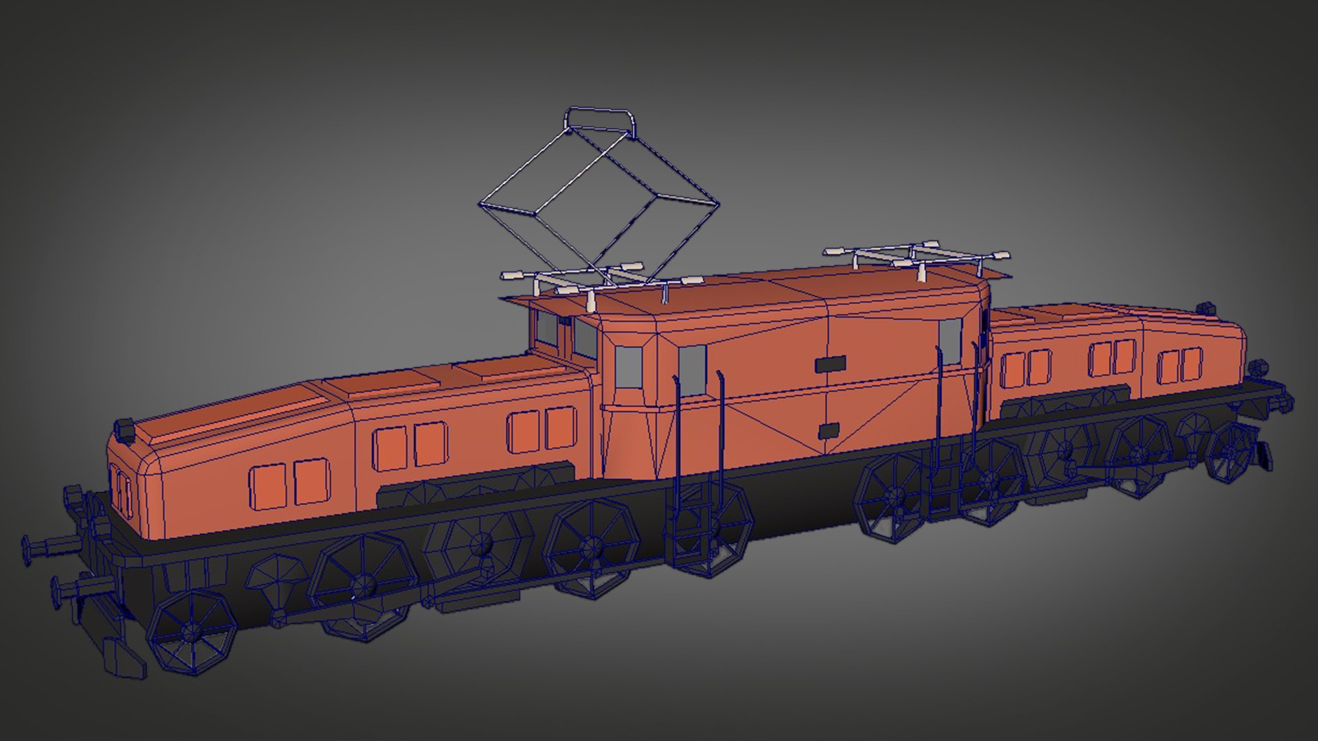 3D Model Class Ce 68 II Crocodile Electric Locomotive - TurboSquid 2138266