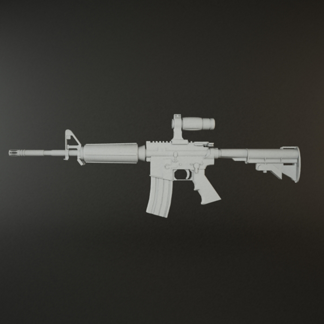 M4a1 Carbine 3d Model