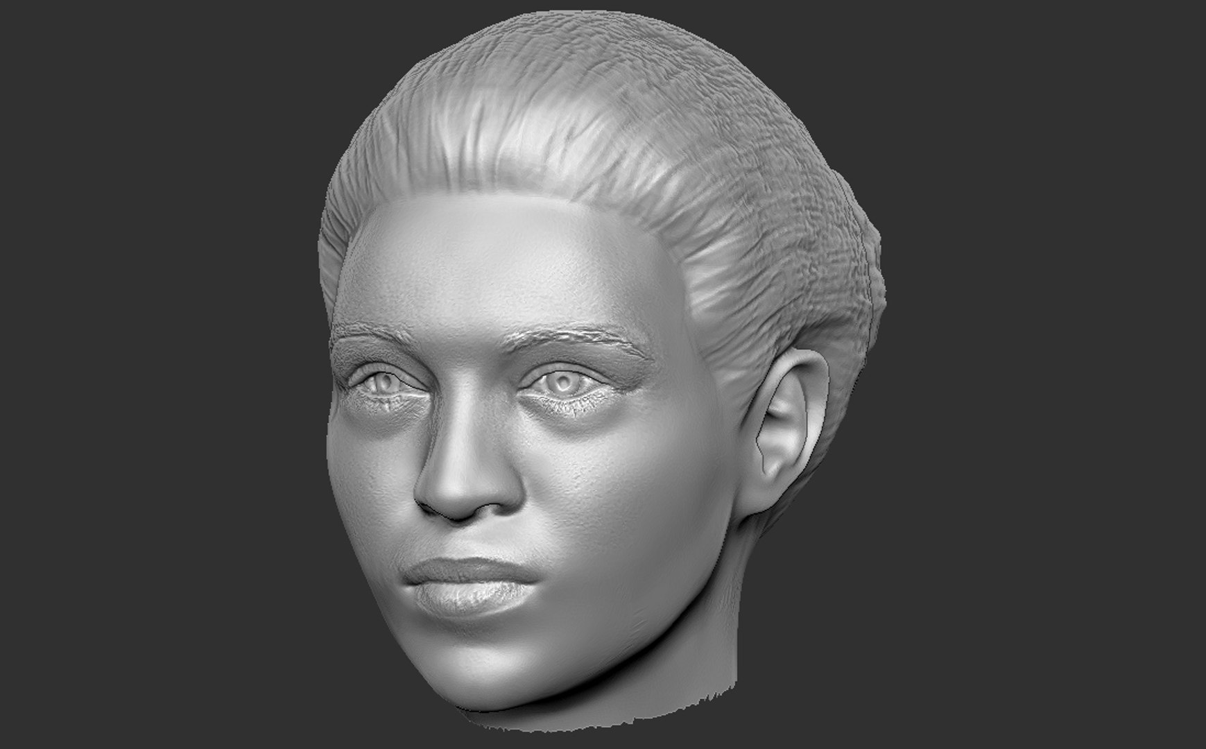 Woman Head 3D Model - TurboSquid 1656573