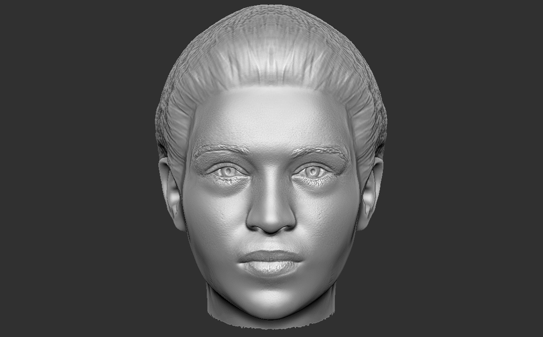 Woman Head 3D Model - TurboSquid 1656573