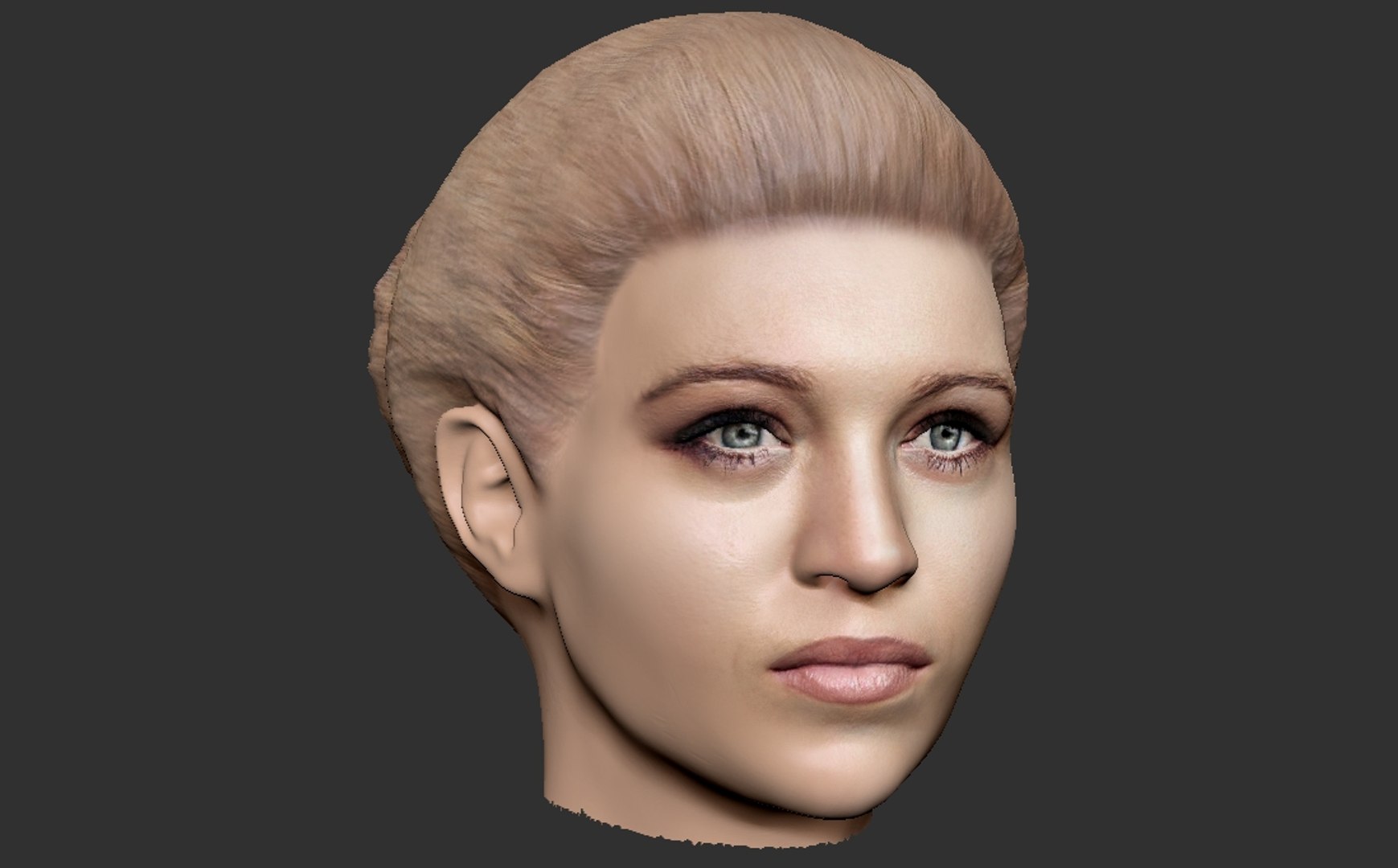 Woman Head 3D Model - TurboSquid 1656573