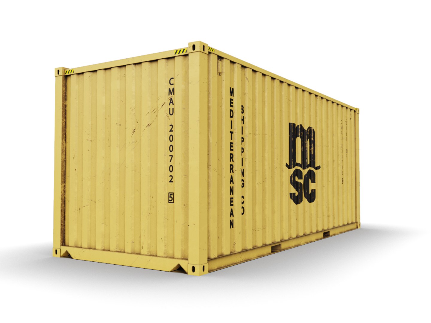 20 feet shipping container 3D model - TurboSquid 1237433