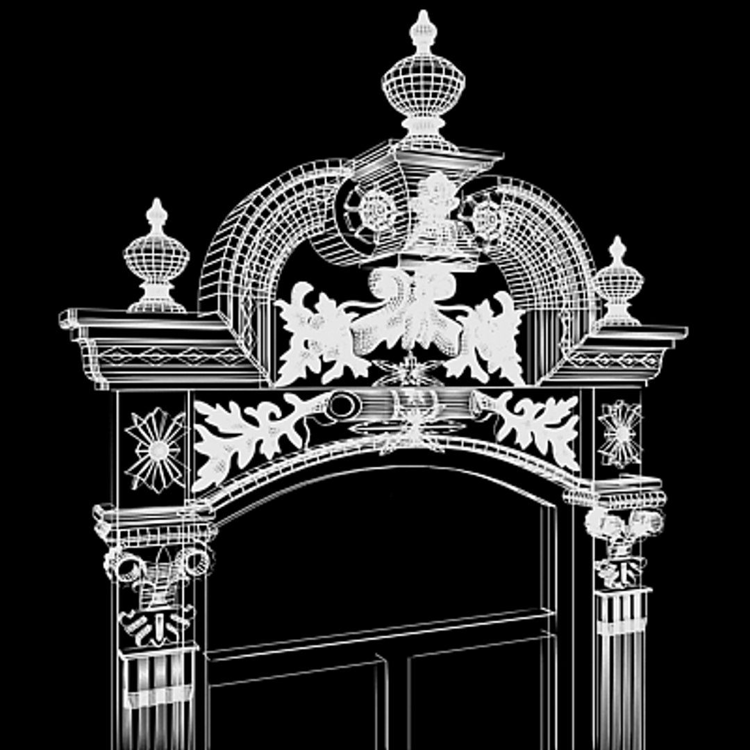 Decorative Window 3d Model