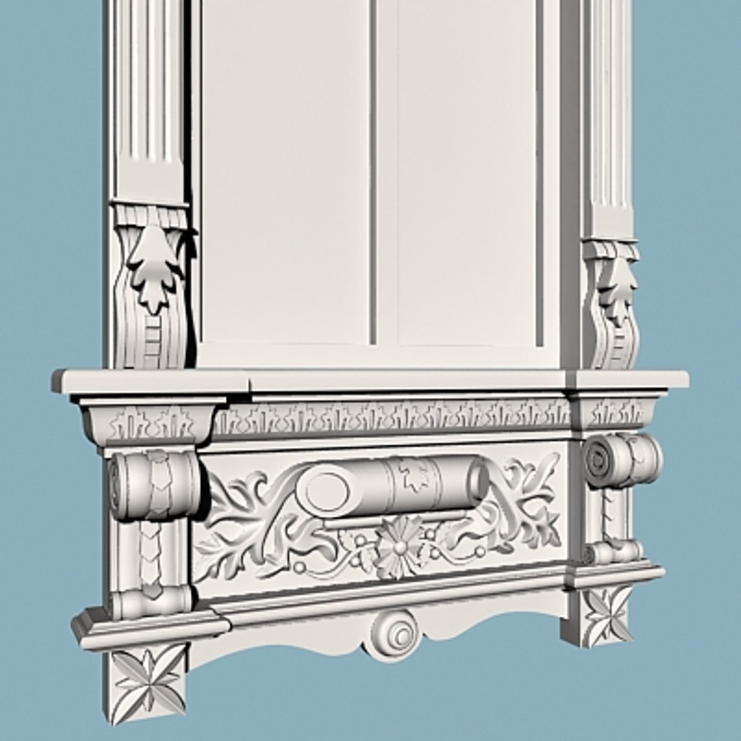 Decorative Window 3d Model