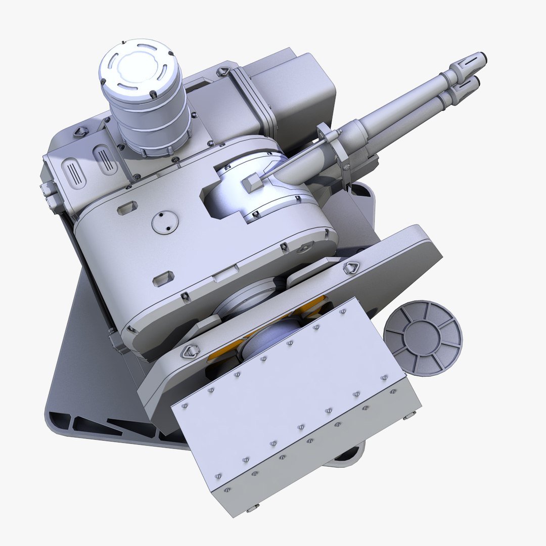 Light Laser Turret Model - TurboSquid 1235713