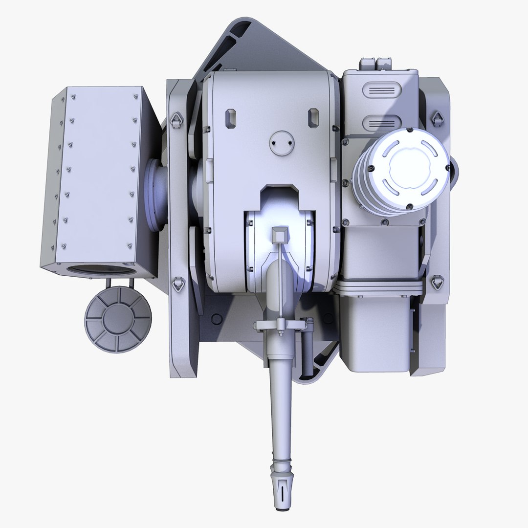 Light Laser Turret Model - TurboSquid 1235713