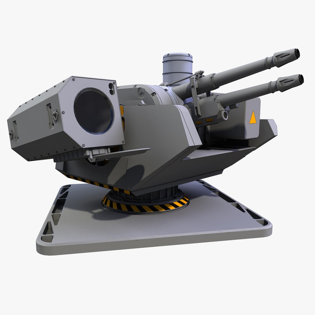 Light Laser Turret Model - TurboSquid 1235713