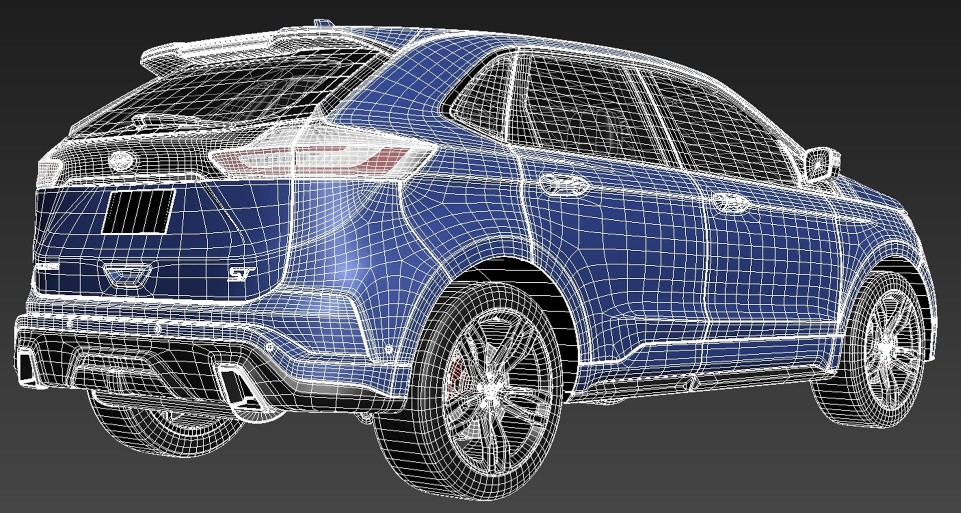 3D Ford Edge ST 2019 - TurboSquid 2222044