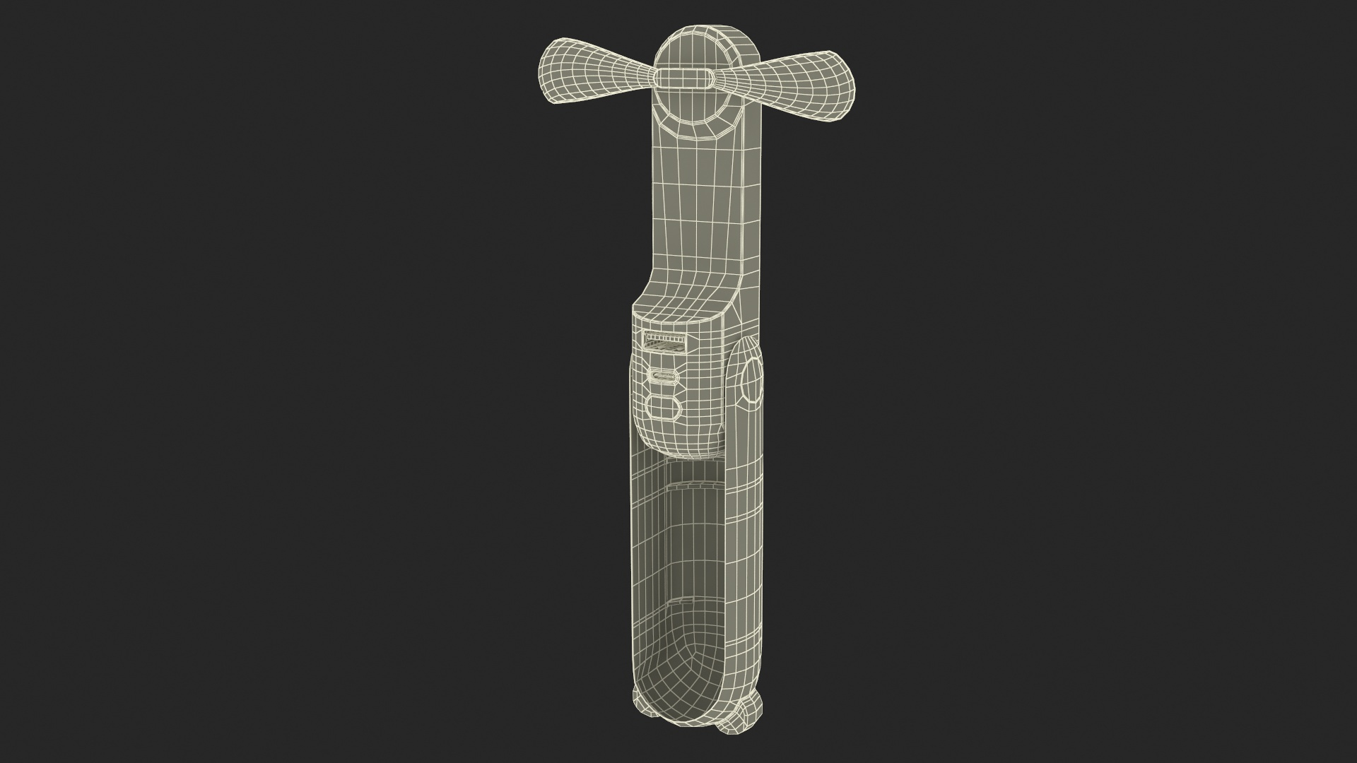 3D Handheld Mini Fan Blue Model - TurboSquid 2128829